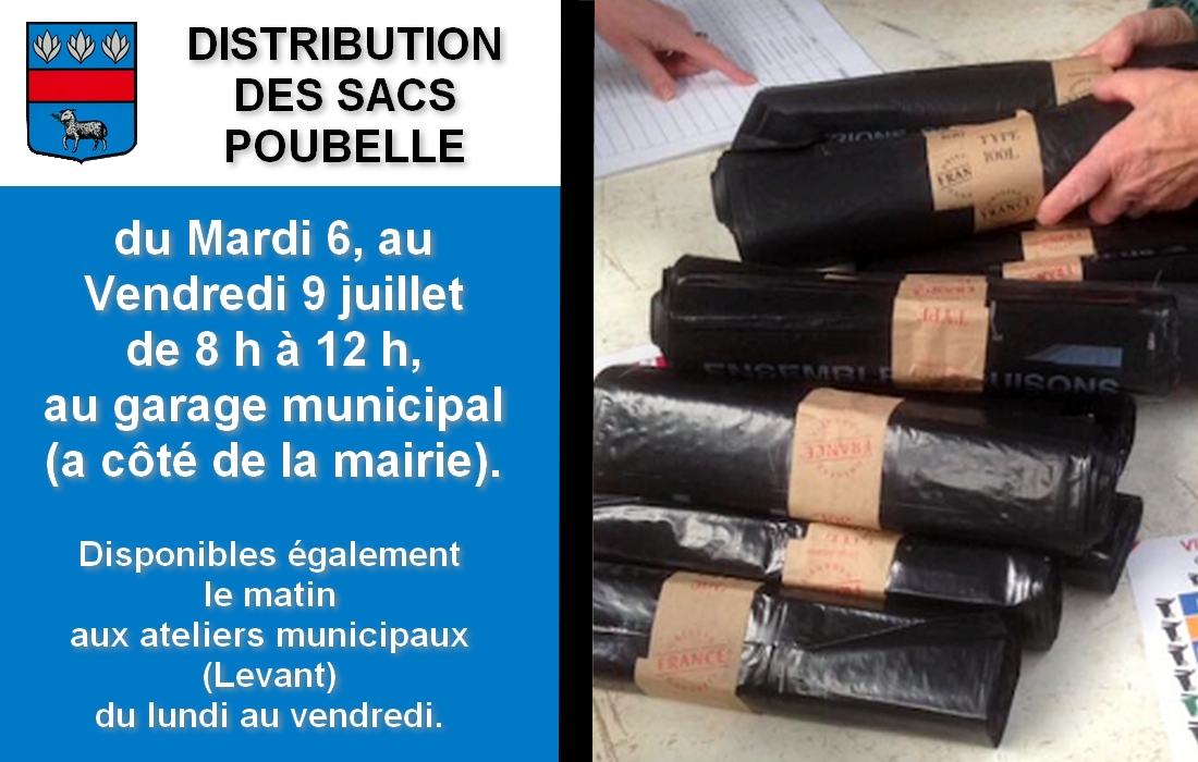 Distribution Sac Poubelle La Rochelle 2024